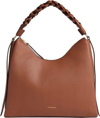 Coccinelle Boheme Grana Doppelhandtasche Doppeltes strukturiertes Leder