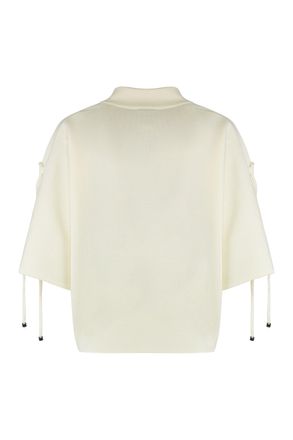 Max Mara Womens Sweater Bevanda Wool White Virgin