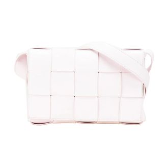 Bottega Veneta Pre-owned The Pouch Intrecciato Schultertasche - - Pre-owned - Damen - Rosa - ONE SIZE