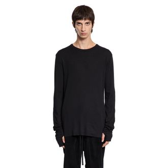 Thom Krom Long Sleeve T-Shirt with Hand Gaiters