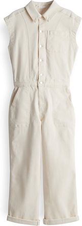 OPUS Damen Jumpsuit | Denim Jumpsuit MALVIE Relaxed aus nachhaltigem BCI Cotton Mix Natural Glaze, 42