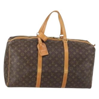 Louis Vuitton Pre-owned Canvas Reisetasche - - Pre-owned - Damen - Braun - ONE SIZE