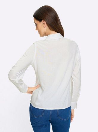 Heine Klassische Bluse Bluse Langarm
