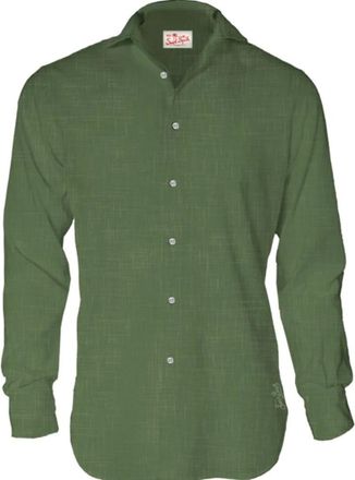 Saint Barth Homme, Chemises, Vert, Taille: L Pamplona Shirt