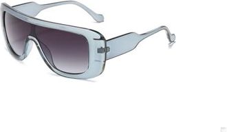 Generic Lunettes de soleil carrées à monture large for hommes et femmes, tendance, for la photographie en plein air, le sport, les fêtes(Blue)