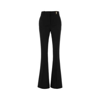 Versace Femme, Pantalons, Noir, Taille: 36 FR Pantalon D&eacute;contract&eacute;