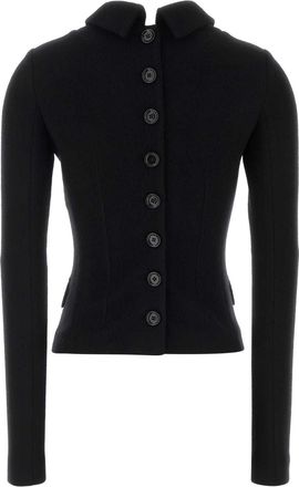 Dolce & Gabbana Virgin Wool Blazer - Black