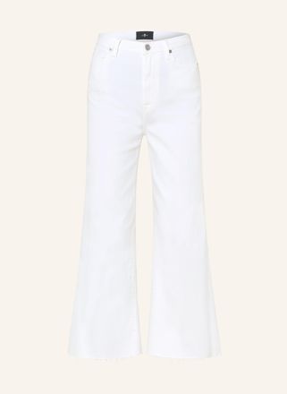 7 For All Mankind Flared Jeans Ultra High Rise Cropped Jo weiss