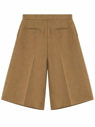 Max Mara Pure Linen Bermuda Shorts - Beige