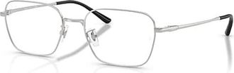 Ray-Ban Rb8784d Titanium Optics Silber Fassung Klar Glas Polarisiert 54-18