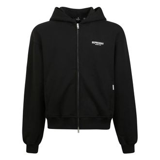 Represent Kapuzenpullover mit Rei&szlig;verschluss und Logo - - Sweatshirts & Hoodies - Herren - Schwarzk - M
