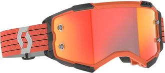 Scott Fury MX Goggle Cross/MTB Brille orange/grau/orange Chrom Works
