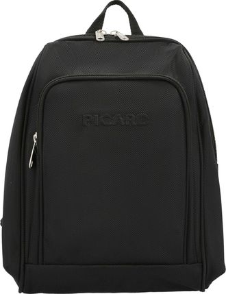Picard Rucksack Damen Hitec Schwarz | Tagesrucksack Schwarz aus Nylon mit Rei&szlig;verschluss & gepolsterten Schulterriemen | Sportlich, Modern, Alltag & Business