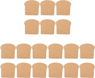 NUOBESTY 6stücke Teiliges Kork Untersetzer Hitzebeständige Tischmatten Für Tassen Und Gläser Und Dekorativ Für Zuhause Restaurants Und Cafés