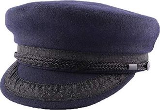 Nyls Création Casquette de marin création française - Taille: 57 - Couleur: Bleu - Mixte