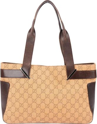 Gucci Crossbody Bags - Gucci GG Monogram Handbag - Gr. unisize - in Braun - f&uuml;r Damen