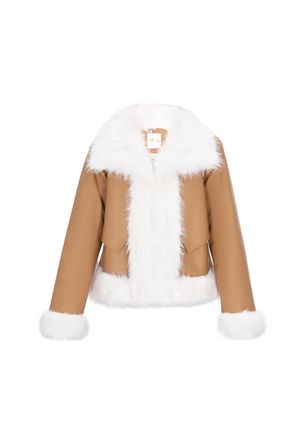 Izia Jacke Frauen Kamel