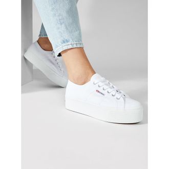 Superga Sneakers aus Stoff Superga 2790 Cotw Linea Up And Down S9111LW Wei&szlig;