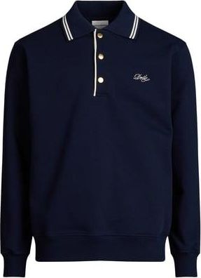 Dr&ocirc;le de Monsieur Pull polo manches longues en coton