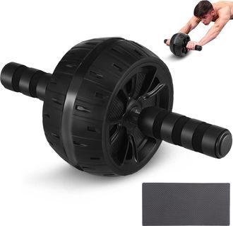 Soimiss Ab Roller Fitnessgerät mit Kniepolster Ab Wheel Bauchmuskeltrainer für Zuhause Core Training und Muskelaufbau Vielseitiges Roller für Fitnesslevel