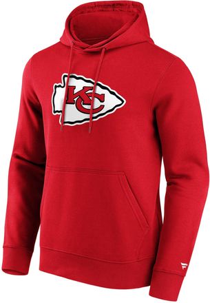Fanatics Kansas City Chiefs Logo Männer Kapuzenpullover rot M 80% Baumwolle, 20% Polyester NFL, Sport