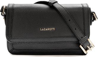Lazarotti Bologna Leder Umhängetasche Damen | verstellbarer Schulterriemen | mittelgroße Crossbody Bag | Schultertasche 21 cm