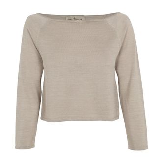 Cortana Tussa- Seidenperlenpunkt-Top - - Knitwear - Damen - Beige - XS