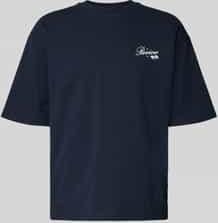 Review T-Shirt mit Rundhalsausschnitt und Label-Print