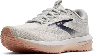 Brooks Damen Revel 7 Sneaker, Austern/Weiß/Tropischer Pfirsich, 38.5 EU