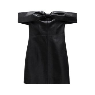 Anine Bing Colleen Mini Kleid - - Dresses - Damen - Schwarzk - S