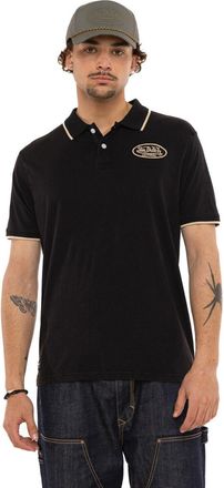 Von Dutch Polo homme en slub jersey avec patch et print dos Los