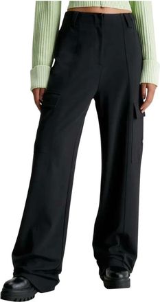 Calvin Klein Damen, Hosen, Schwarzk, MGr&ouml;&szlig;e