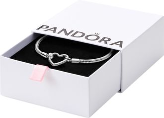 Pandora Armband Moments Herzverschluss silber 599539C00 20 cm