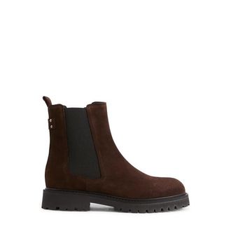 Maison Toufet Bottines JOYCE en cuir velours