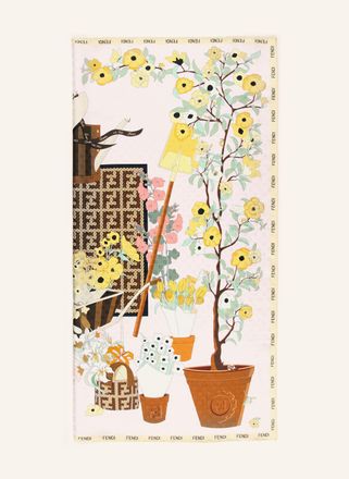 Fendi Seidentuch rosa