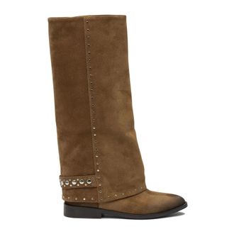 Strategia Velour Tequila Kniehohe Stiefel - - Shoes - Damen - Braun - 36 EU