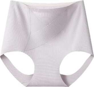 Generic Pantalon pour femme, sous-vêtements étanches et confortables de qualité supérieure, sans couture, doux et respirant, taille haute pour femme, violet, 