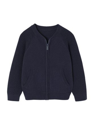Vertbaudet Cardigan Jacke aus TeddyfleeceTaschen f&uuml;r Jungen