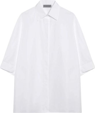 Balenciaga Cocoon Shirt - - Blouses & Shirts - Damen - Wei&szlig; - XS