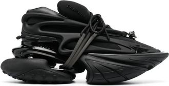 Balmain Low-Top Sneaker - Futuristic Sculptural Sneakers With Textured Sole - Gr. 40 (EU) - in Schwarz - f&uuml;r Damen