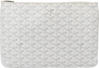 Goyard Crossbody Bags - Goyard Goyardine Senat PM Clutch - Gr. unisize - in Wei&szlig; - f&uuml;r Damen
