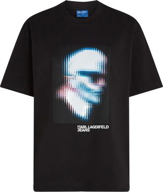 Karl Lagerfeld Digitized Karl T-Shirt - Schwarz