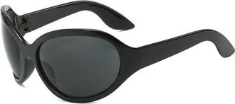 Generic Lunettes De Soleil Vacances &Agrave; Monture Large For Hommes, Sport Conduite En Plein Air(Black)