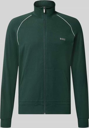 HUGO BOSS Regular Fit Sweatjacke aus Baumwoll-Mix Modell Mix&Match