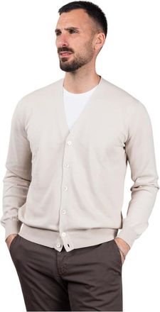 Gran Sasso Homme, Pulls, Beige, Taille: M Cardigan 58101/18193