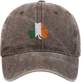 Generic Casquette de baseball en coton r&eacute;glable vieilli pour papa, casquette de baseball dartiste, caf&eacute;, Taille unique