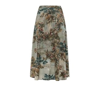 Momoni Femme, Jupes, Multicolore, Taille: 38 FR Midi Skirt