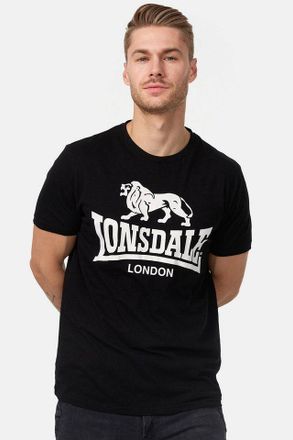 Lonsdale Kurzarmshirt T-Shirt Dildawn T-Shirt normale Passform Doppelpack 100% gek&auml;mmte Baumwolle