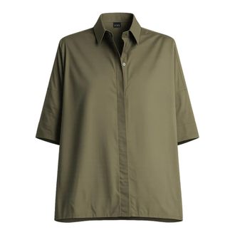 Fay Femme, Blouses et Chemises, Vert, Taille: 40 FR Camicia M 3/4