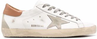 Golden Goose Low-Top Sneaker - Sneaker Super Star Classic White - Gr. 39 (EU) - in Braun - f&uuml;r Damen